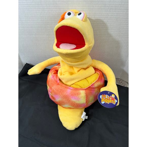 Silly Puppets | Toys | 8 Silly Snail Animal Hand Puppet Plush Yellow ...